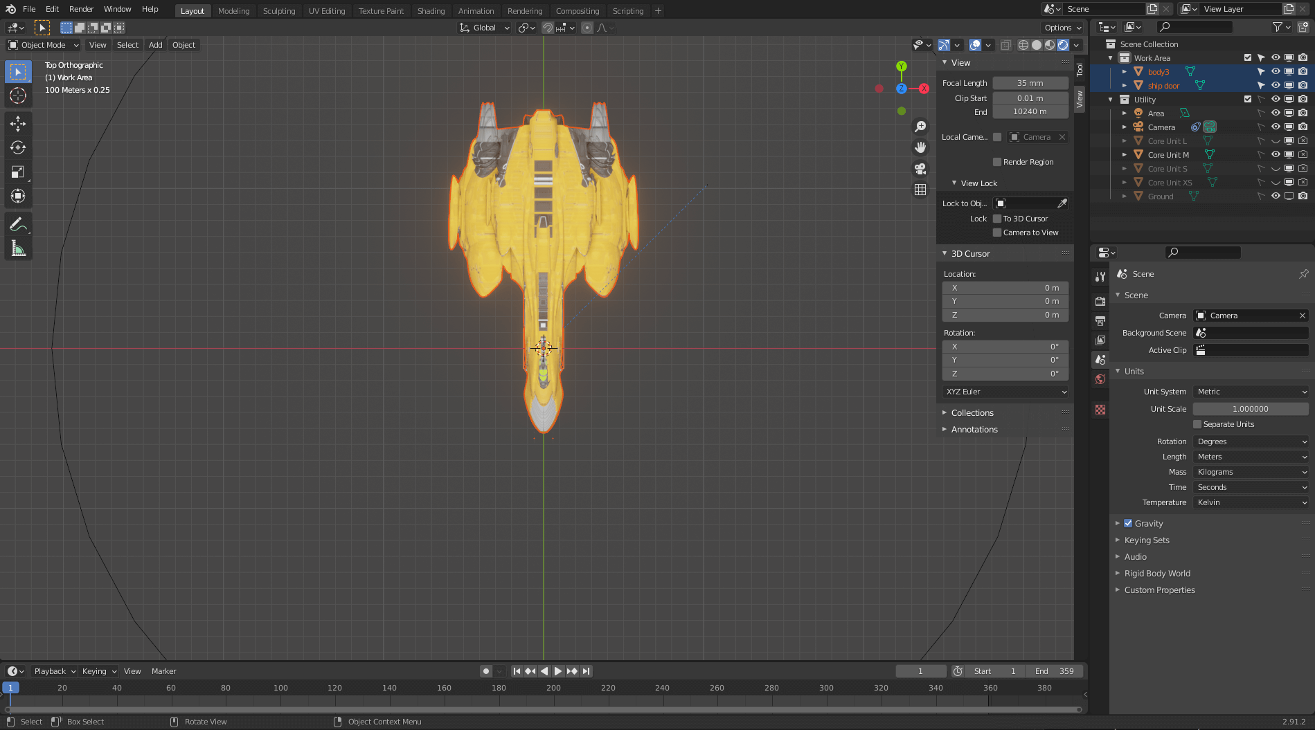 Preparing .obj files for Dual Universe with Blender — Wolfe Labs