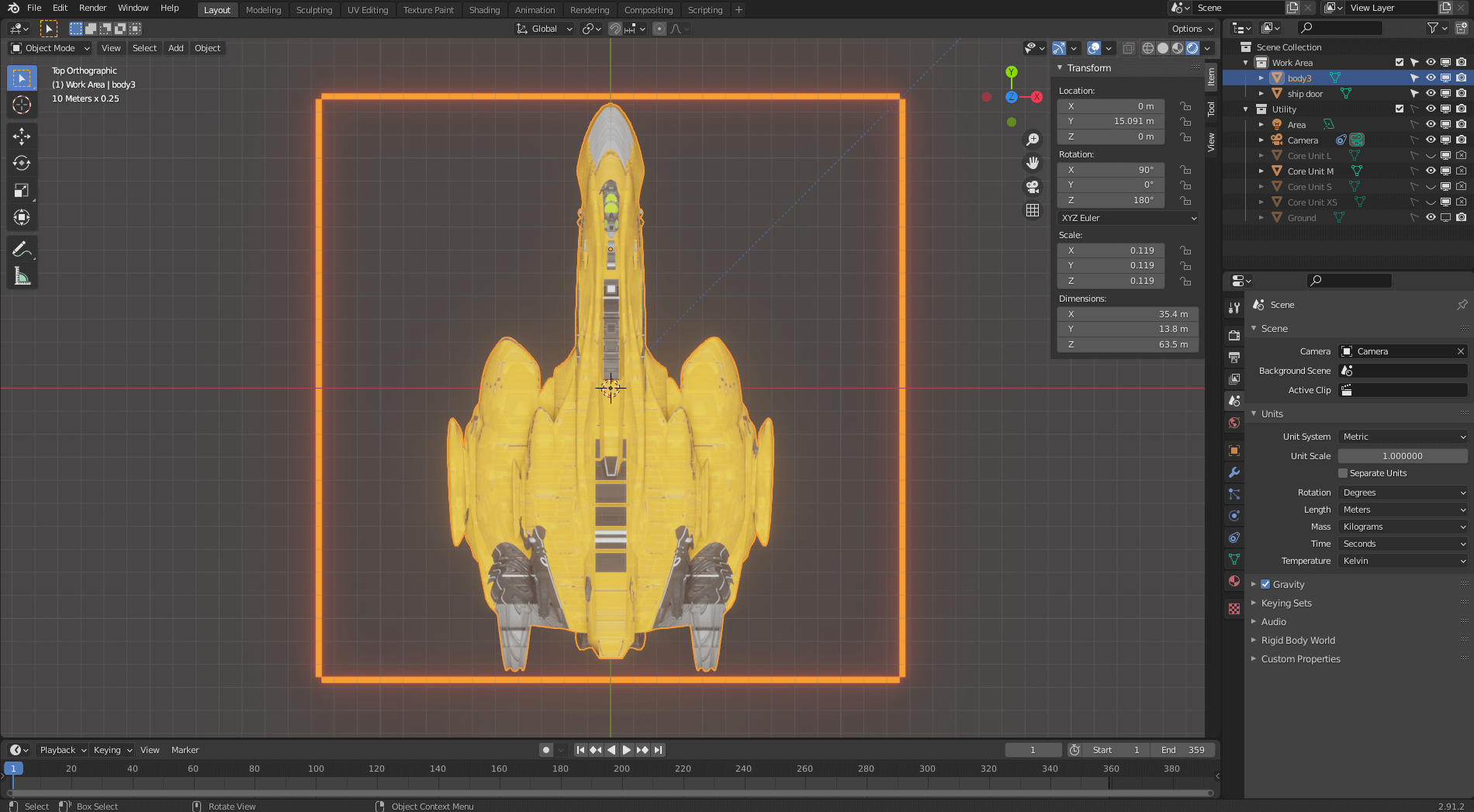 Preparing .obj files for Dual Universe with Blender — Wolfe Labs