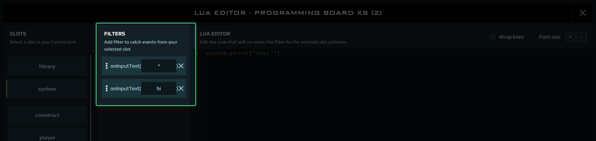 Lua for Dual Universe: The Basics — Wolfe Labs